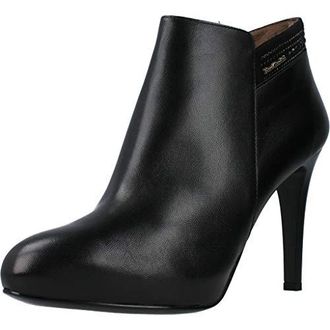 Nero Giardini I013461DE Bottines Femme en Cuir Et Cuir Velours - Noir 40 EU