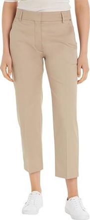 Tommy Hilfiger Pantalon Chino Femme Slim Fit, Beige (Beige), 38