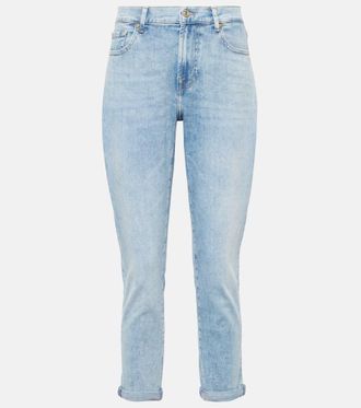 7 For All Mankind Mid-Rise Slim Jeans Josefina