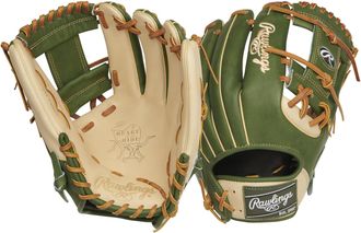 Rawlings Herren Glove Baseball-Handschuh, Gr&uuml;n/Blond, 11.75