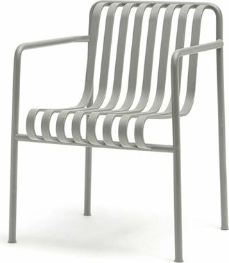HAY [GEBRAUCHT] B-Ware Hay Palissade Dining Armchair Gartenstuhl Stuhl Armlehnstuhl Garten Hellgrau