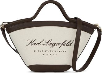 Karl Lagerfeld Shopper - Hotel Karl Kleine Strand-Tote Bag - Gr. unisize - in Beige - f&uuml;r Damen