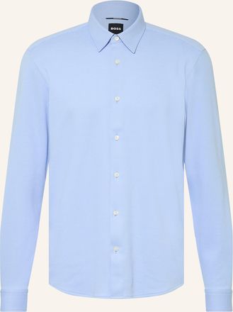 HUGO BOSS Hemd Liam Regular Fit blau