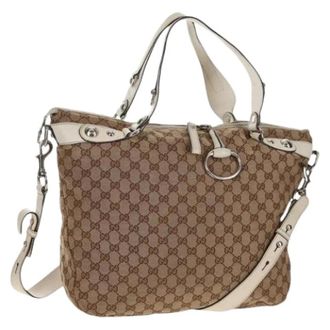 Gucci Sac cabas vintage Pre-owned - Femme - Pre-owned - Brun - Taille: ONE Size