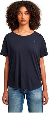 G-Star Femme T-Shirt Rolled Up BF, Bleu (osaka blue D24524-4107-3873), XS