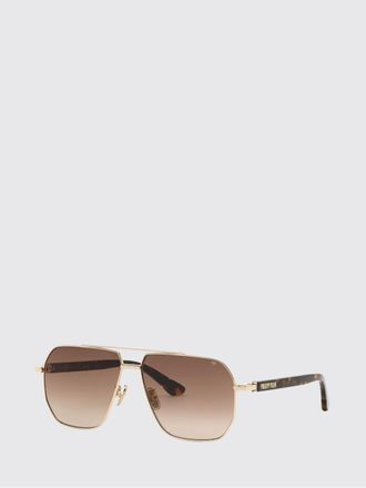 Philipp Plein Lunettes de soleil masque en m&eacute;tal avec double pont