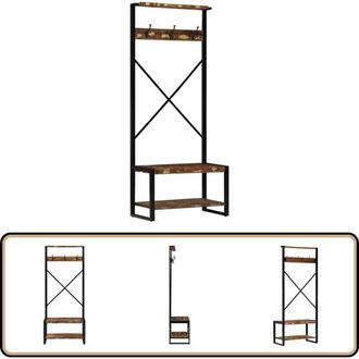 vidaXL Vidaxl - Porte-vêtements multicolore 80x40x190 cm