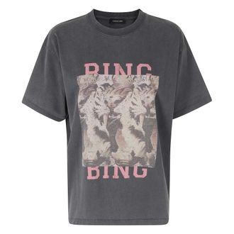 Anine Bing Cade Tee - Femme - Tops - Noir - Taille: 38 FR