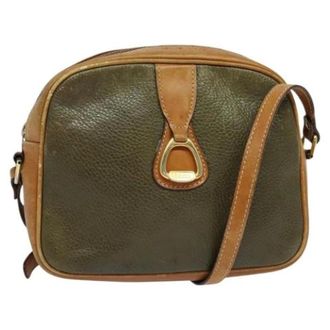 Celine Pre-owned Cuir sacs-celine - Femme - Pre-owned - Vert - Taille: ONE Size