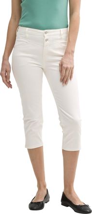 Tom Tailor Damen 1046008 Capri Jeans, 10315-Whisper White, 30
