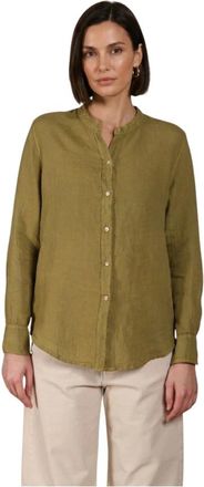 Mason's Femme, Blouses et Chemises, Vert, Taille: 38 FR Delhi Shirt