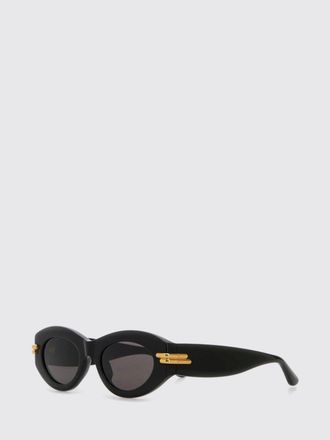 Bottega Veneta Lunettes de soleil ail-de-chat Mitre en ac&eacute;tate avec logo contrastant