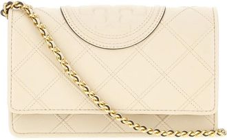 Tory Burch Femme, Sacs, Beige, Taille: ONE Size Fleming Crossbody