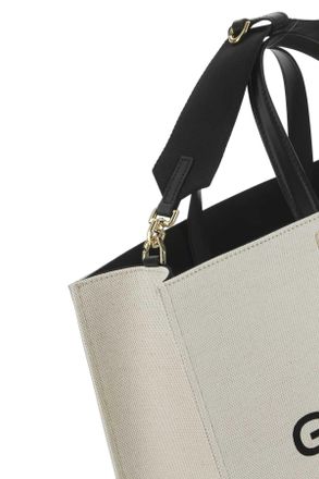 Givenchy Logo-Print Canvas Tote Bag - Beige
