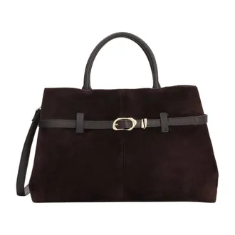 Kazar Femme, Sacs, Brun, Taille: ONE Size Sac en daim avec boucle d&eacute;corative et ceintures