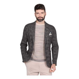 Bob Homme, Vestes, Brun, Taille: L Giacca monopetto slim