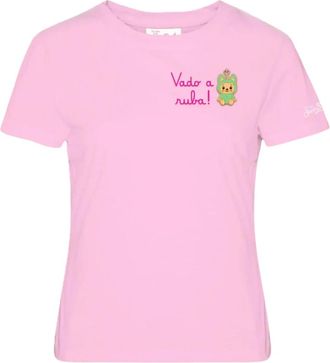 MC2 Saint Barth Femme, Tops, Rose, Taille: 40 FR Emilie Cotton T-shirt