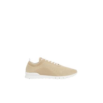 Kiton Strohfarbene Gestrickte Sneaker - - Shoes - Herren - Beige - 42 1/2 EU
