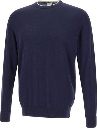 Eleventy Rundhalspullover - - Knitwear - Herren - Blau - XL