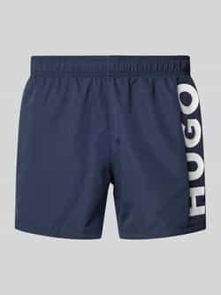 HUGO BOSS Badehose mit Label-Print Modell ABAS