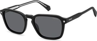 Polaroid Lunettes de Soleil PLD 4156/S/X 807 BLACK 53/19/145 UNISEX