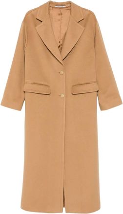 Tagliatore Mantel mit Klappentasche - Braun