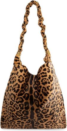 Saint Laurent Medium Amalia Leopard-print Tote Bag