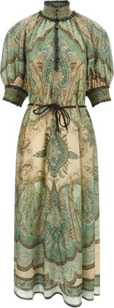 Zimmermann Femme, Robes, Multicolore, Taille: 34 FR Wanderlust Billow Dress