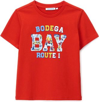 Original Marines T-Shirt DFP2210CM Rot Regular Fit