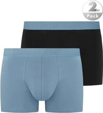 Bruno Banani Herren Unterw&auml;sche blau Baumwolle & Mix unifarben