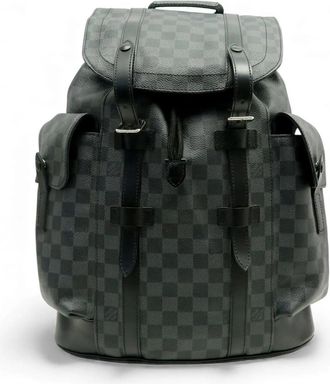 Louis Vuitton Rucks&auml;cke - LOUIS VUITTON CHRISTOPHER MM N41379 DAMIER GRAPHIT - Gr. unisize - in Grau - f&uuml;r Damen