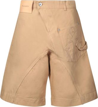 J.W.Anderson Homme, Shorts, Beige, Taille: L Bermuda unique avec des d&eacute;tails raffin&eacute;s