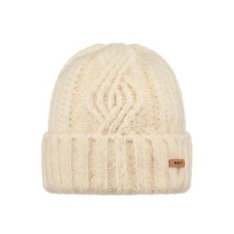 Barts Damen M&uuml;tze Farrah Beanie, cremefarben, Einheitsgr&ouml;&szlig;e