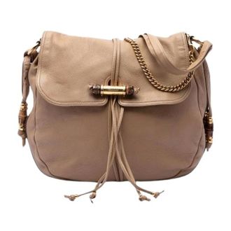 Gucci Sac bandouli&egrave;re vintage doccasion - Femme - Pre-owned - Beige - Taille: ONE Size