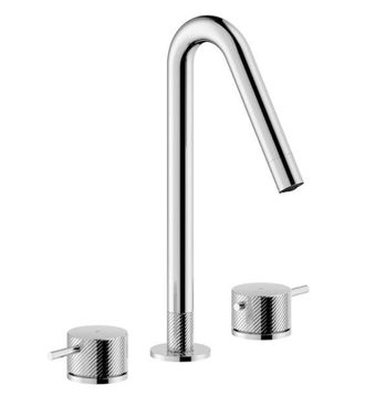 Nobili Batteria 3 Fori Per Lavabo Nobili Serie Respiro Rs131211/2cr Cromato - Ottone