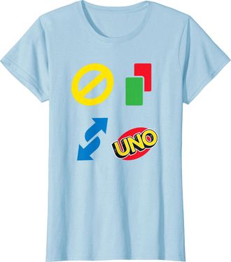 Uno Damen T-Shirt, Schwarz, S, Klassisch, U-Ausschnitt, Standardl&auml;nge, Baumwolle 50%, Polyester 50%