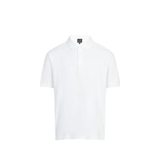 A|X Armani Exchange Polo logo &agrave; manches courtes en coton