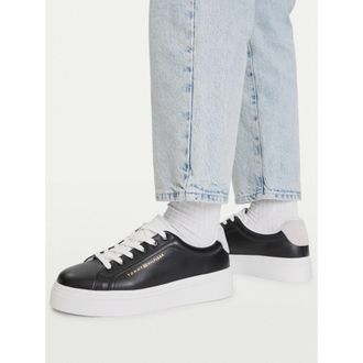 Tommy Hilfiger Sneakers Tommy Hilfiger Th Feminine Platform Monogram FW0FW09594 Schwarz