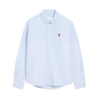 Ami De Coeur Cotton Oxford Hemd - - Shirts - Herren - Blau - L