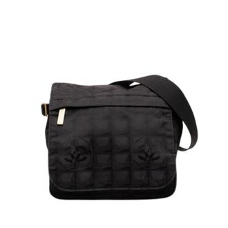 Chanel Sac bandouli&egrave;re en nylon Pre-owned - Femme - Pre-owned - Noir - Taille: ONE Size