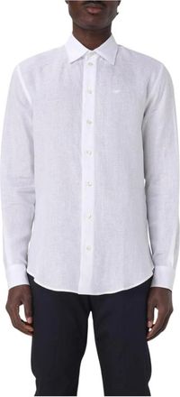 Emporio Armani Klassisches Wei&szlig;es Hemd - - Shirts - Herren - Wei&szlig; - L