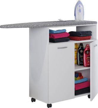 ebuy24 Ebuy24 - Commode et sideboard Bigilo h. 86 x l. 112 x p. 37 cm Blanc