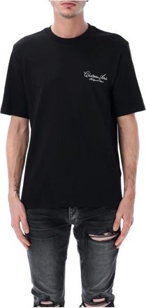 Amiri Homme, Tops, Noir, Taille: L Chateau Script Oversized Tee