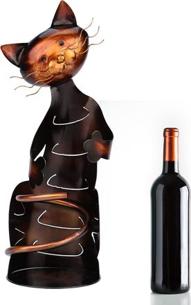 Generico Dekorativer Weinflaschenhalter | Sammlerst&uuml;ck f&uuml;r Tischdekoration | Weinst&auml;nder aus Kork, Dekoration f&uuml;r K&uuml;chenbar, Geschenke f&uuml;r Weinliebhaber und Ka