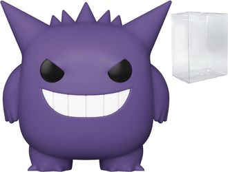Pop Cph Games: Pok&eacute;mon - Gengar (Ectoplasma) Funko Vinyl-Figur (zusammen mit kompatibler Box-Schutzh&uuml;lle), Mehrfarbig, 9,5 cm