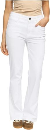 2-Biz Femme, Jeans, Blanc, Taille: 36 FR Jeans Bootcut
