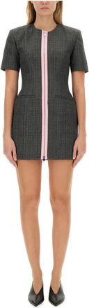 Msgm Msgm, Femme, Robes, Gris, Taille: 38 FR Abito Dress