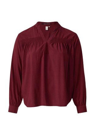 QS by s.Oliver Langarmbluse Bluse Bluse aus Viskose