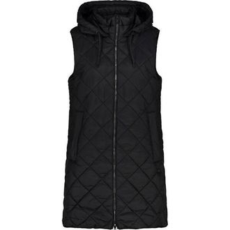 F.lli Campagnolo Damen Weste WOMAN LONG VEST FIX HOOD