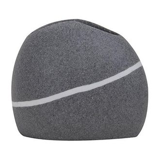 MSV Zahnbürstenhalter, Polyresin, Grau, 8.6x6x10.6cm